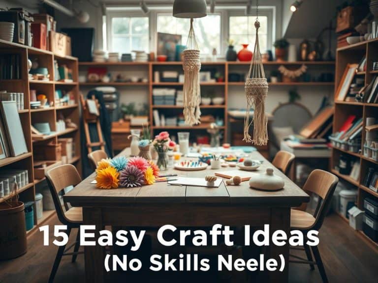 15 Easy Craft Ideas for Beginners (No Skills Needed!)
